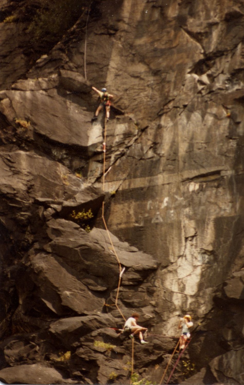 Rob Savoye and friends leading Hard-Up (Rob Savoye collection)