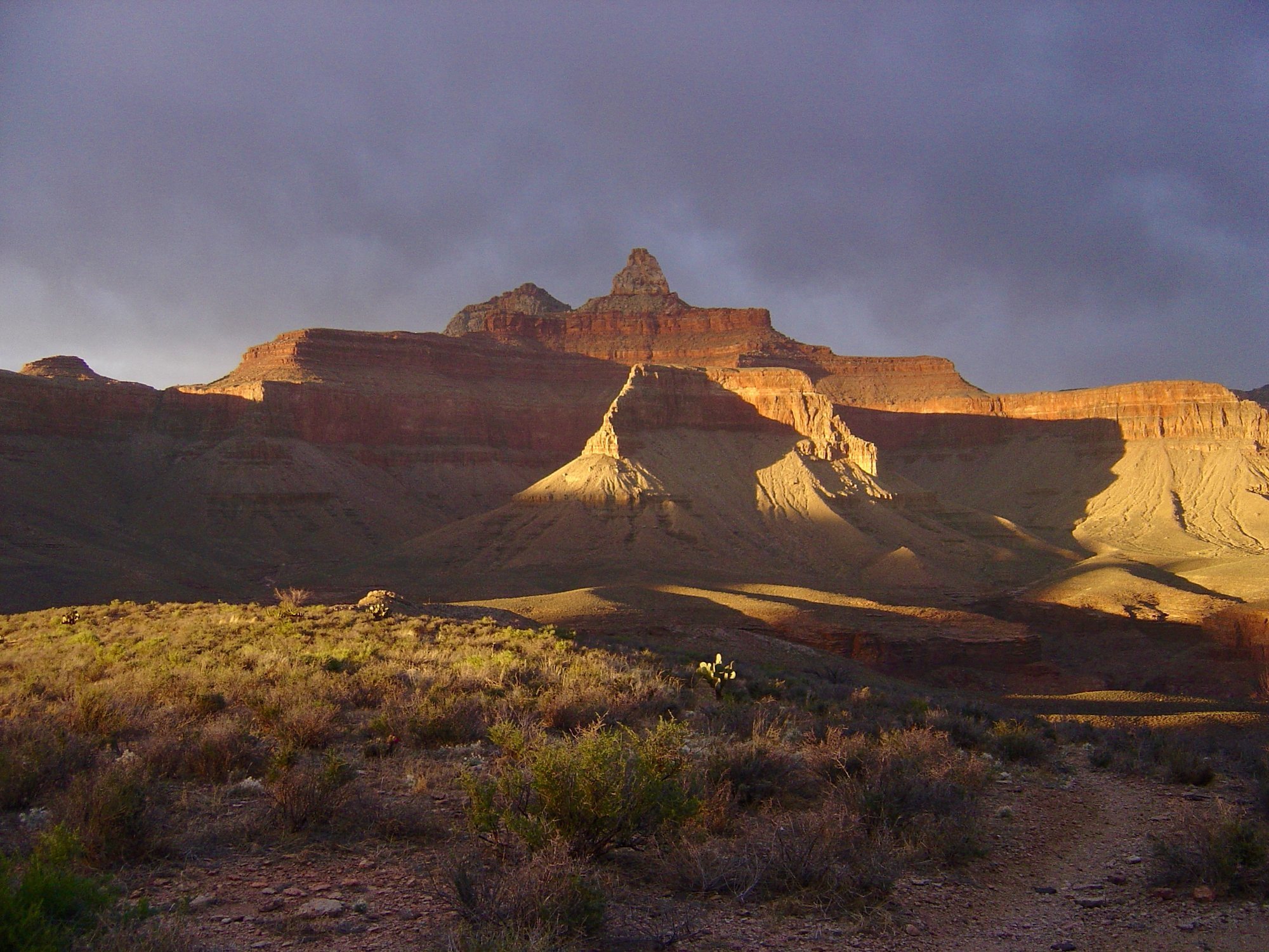 Zoroaster Temple during a storm.