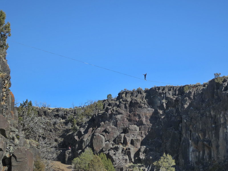 Rock Climbing in Owl Cove Area, Massacre Rocks