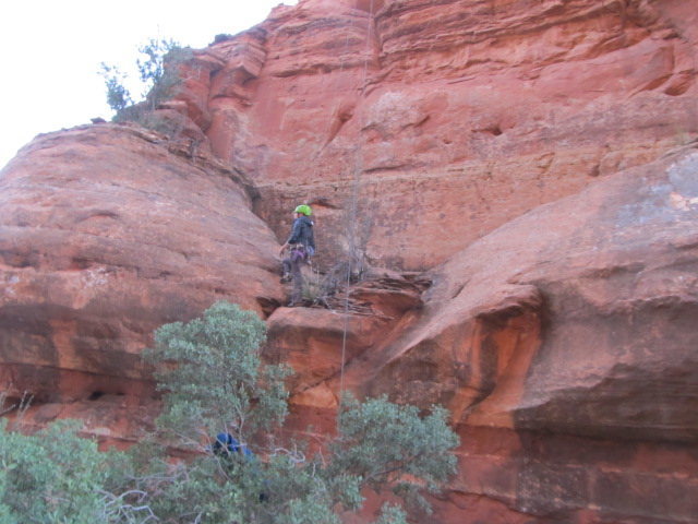 Rock Climb Rotten Rock Spire, Sedona Area