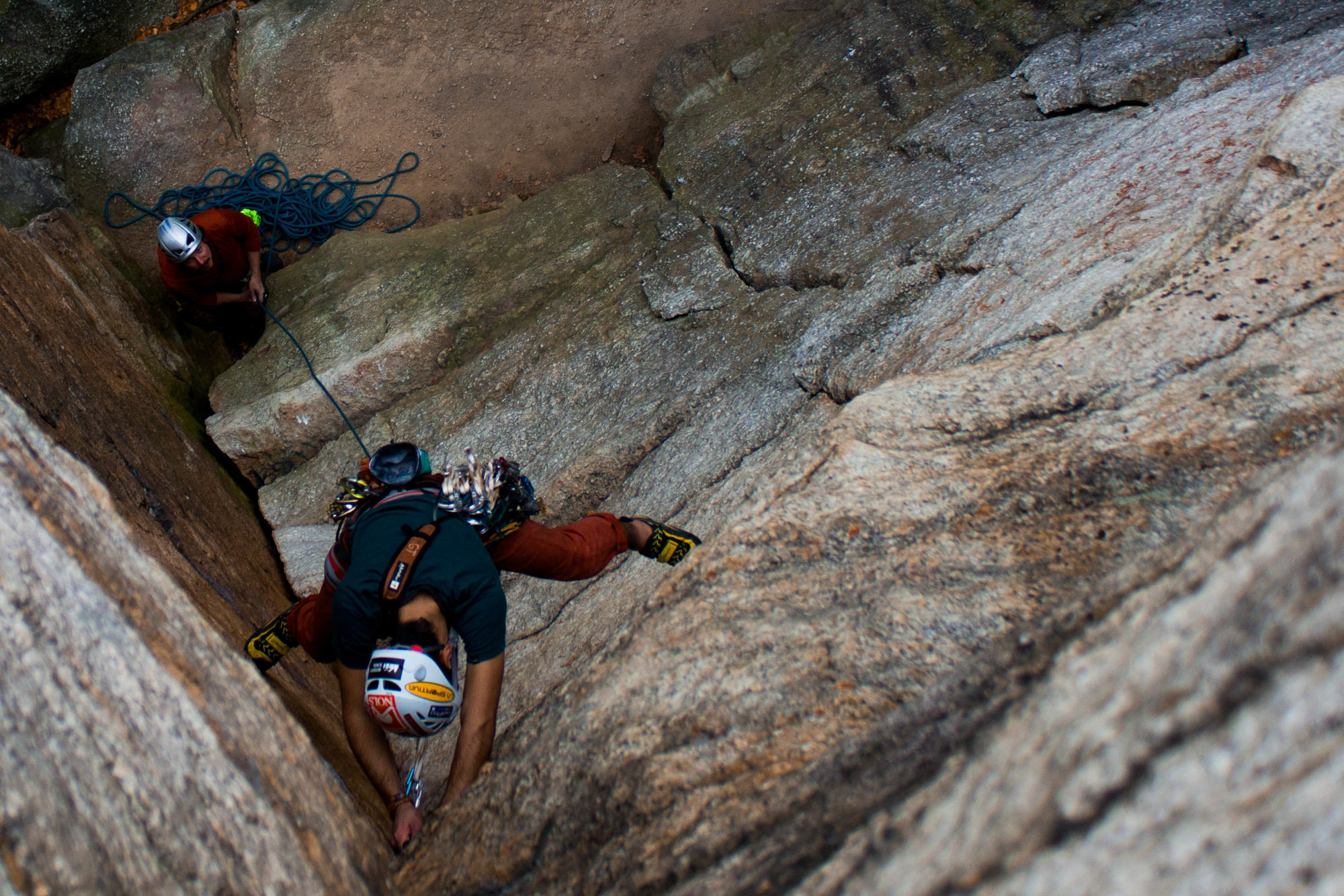 Directly above the dihedral