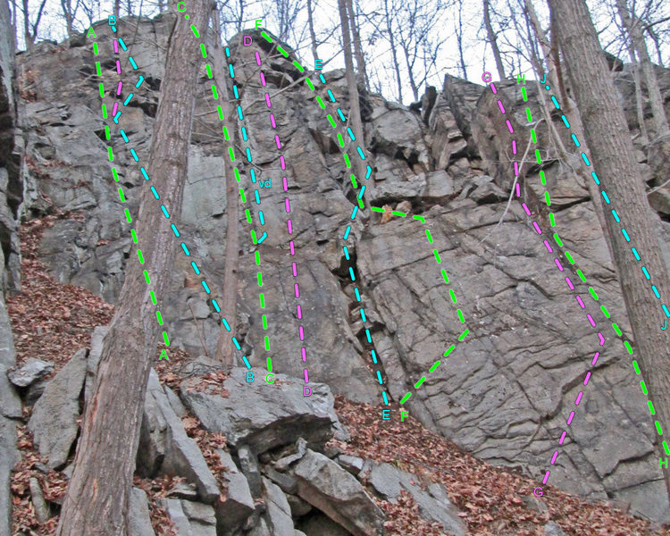 Rock Climb Rapunzel Arete, Powerlinez