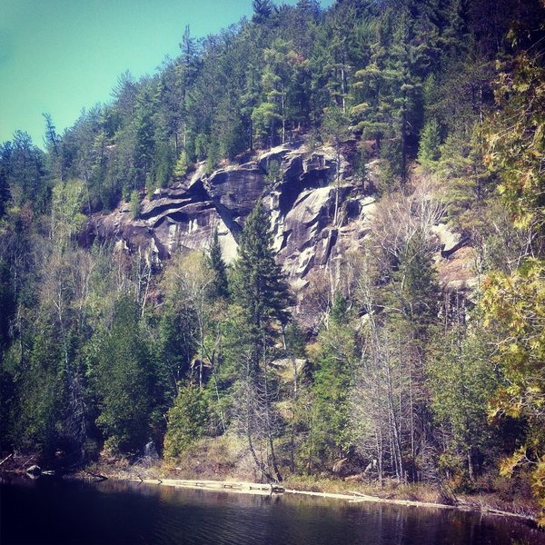 Rock Climbing in Lac Castor, Quebec