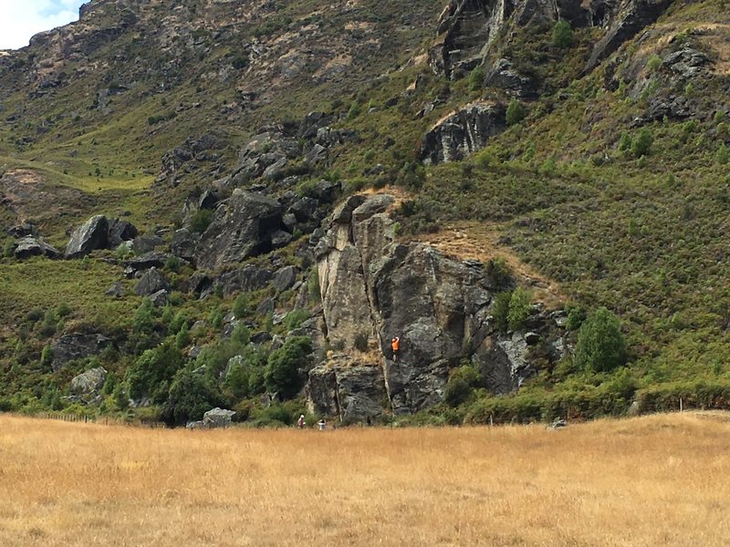 Rock Climbing in Main Cliff, South Island