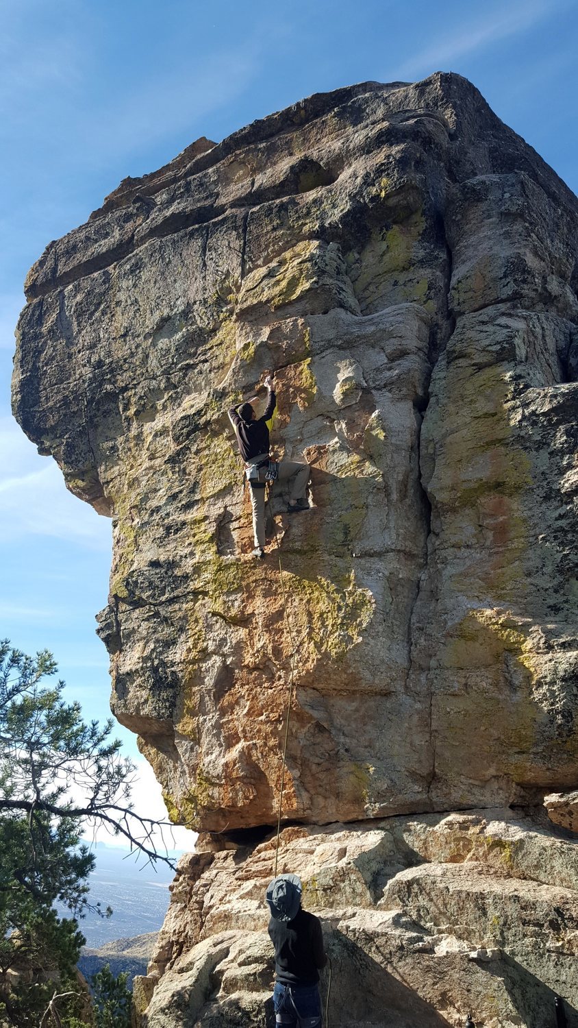 Jesse Schultz enjoying the new addition.