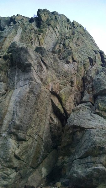 Rock Climb Cussin' Crack, Boulder Canyon