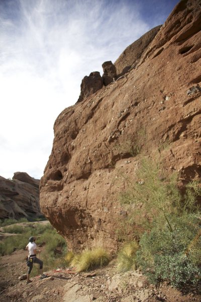 Rock Climb Crumble City, Central Arizona