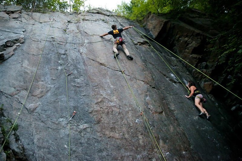 Rock Climb Semi-Grand Traverse, Birdsboro Quarry
