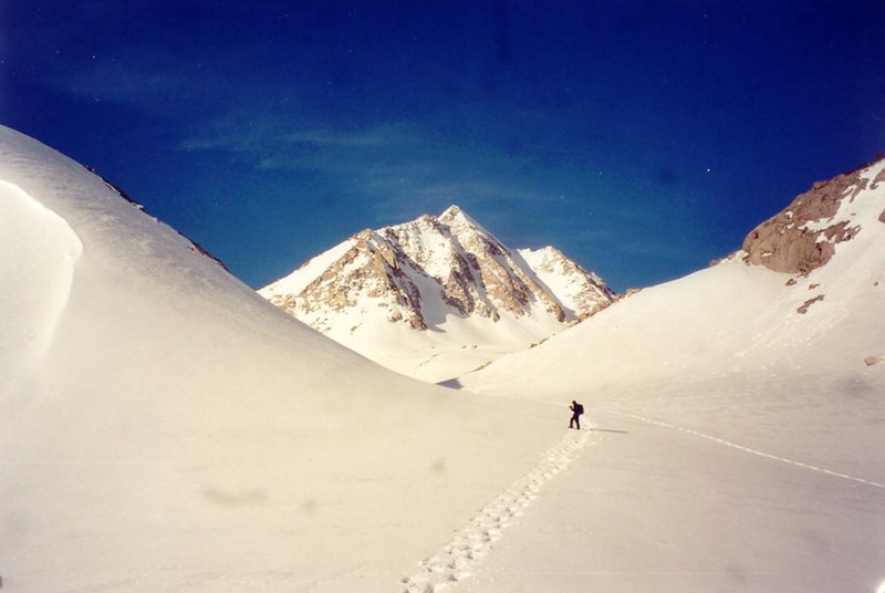Rock Climbing in Mt. Johnson, High Sierra