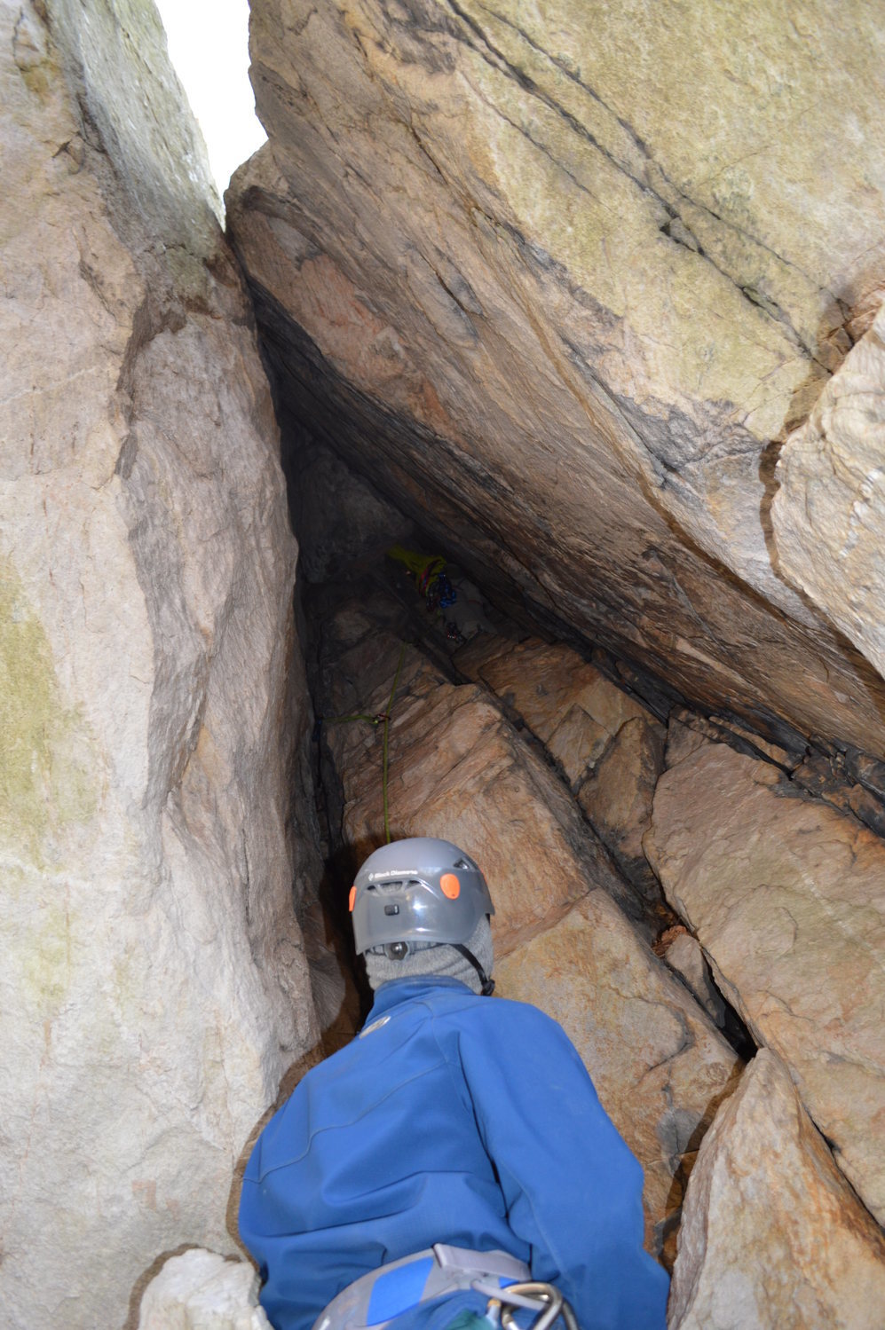 Climbing the Cave Route