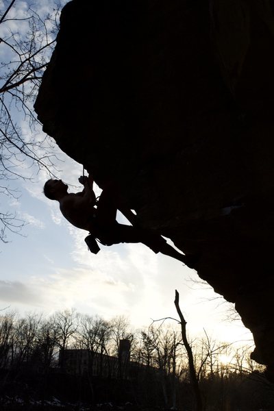 Climbing in Grand Ledge (aka Oak Park), Lower Peninsula