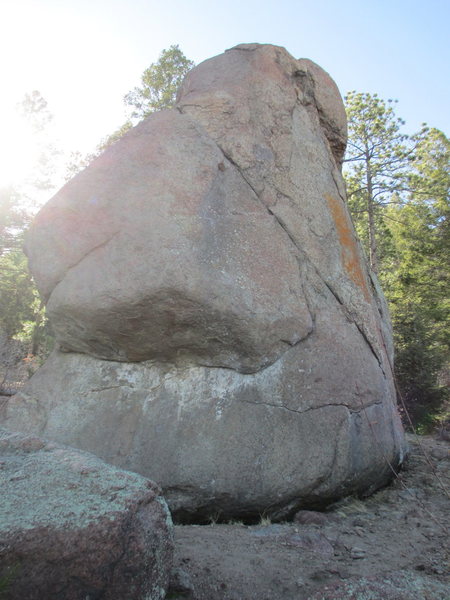 Climbing in Highball Boulder, Colorado Springs