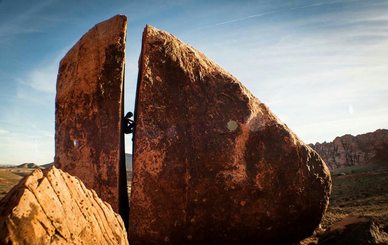 First go at the infamous Plumber's Crack.