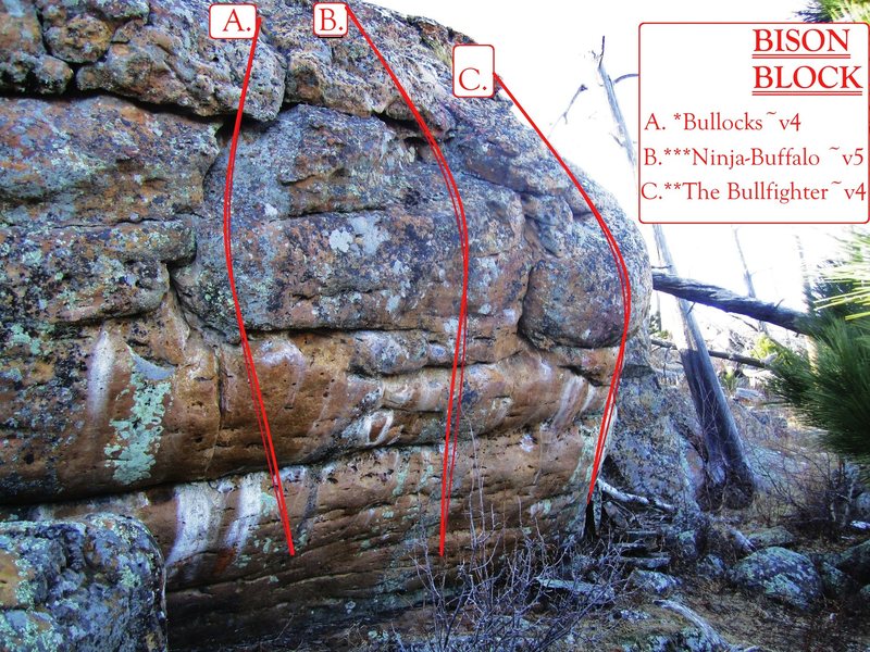 Bouldering in Bison Block, Custer State Park