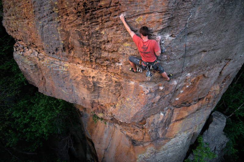 Rock Climb No Place Like Home, Red River Gorge