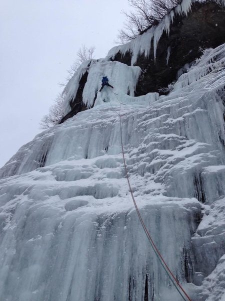 January 2, 2016. Interesting wind blown ice formations abound.