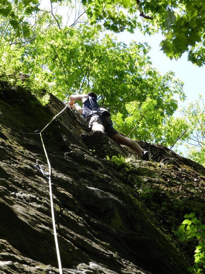 Zoomed in at the top