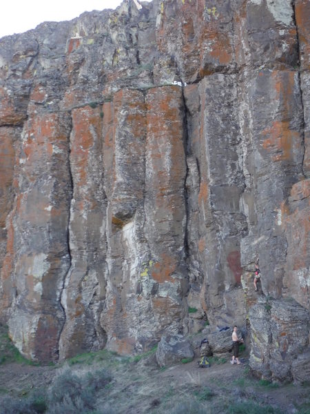 Rock Climb Starless in Vantage, Frenchman Coulee (Vantage)