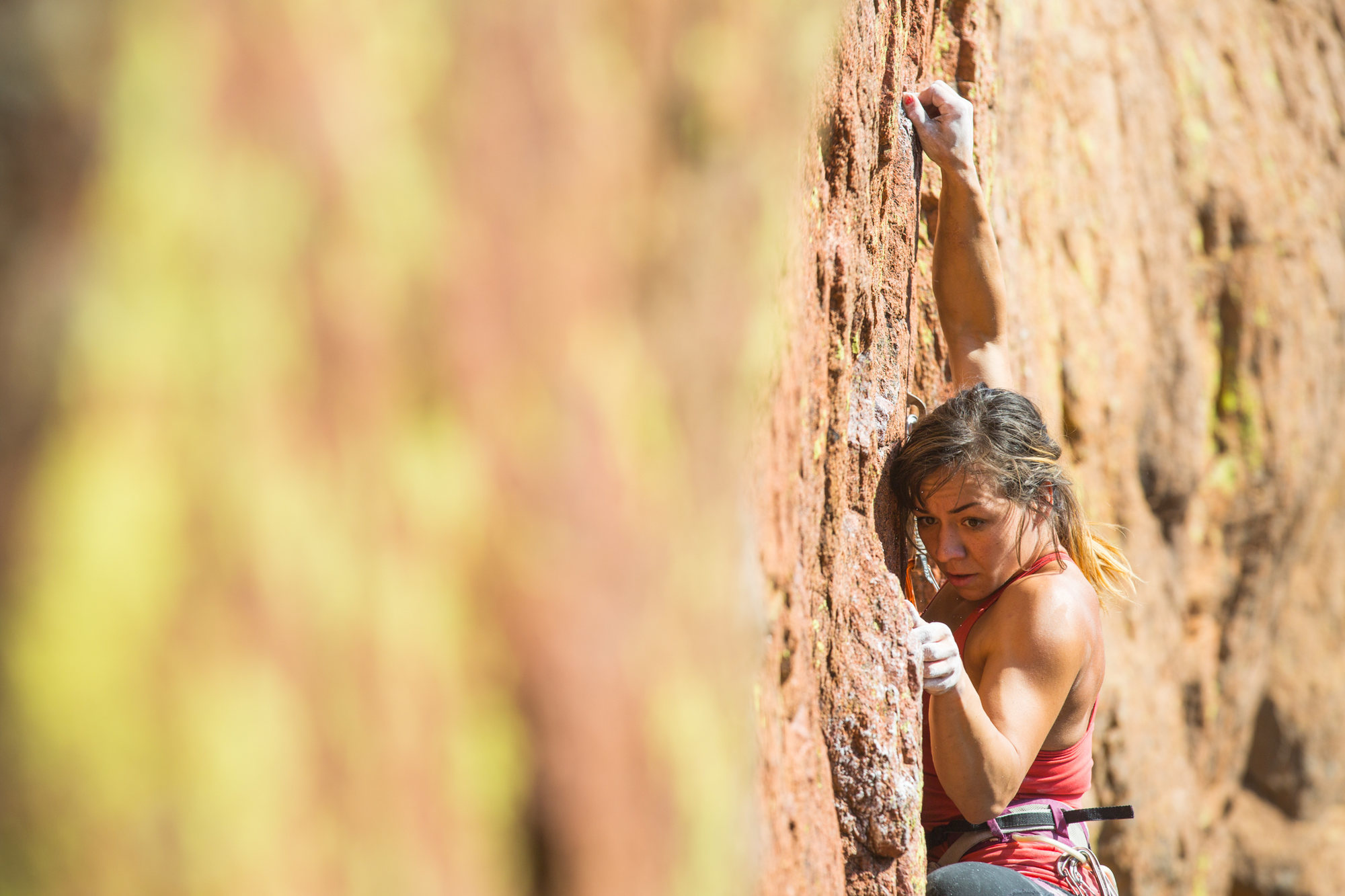 The route requires strength, balance, and endurance. A beautiful climb ...