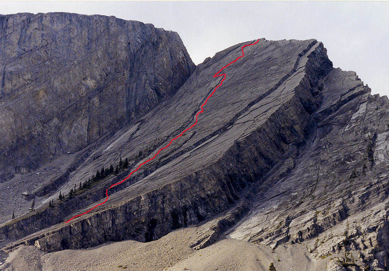 Rock Climb The Shining Path, Alberta