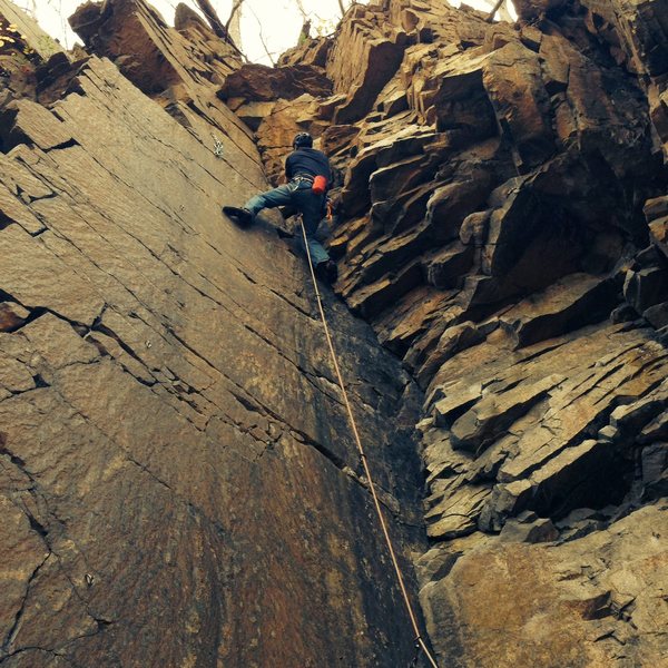 Rock Climb Zorro Corner (Son of Zorro), Birdsboro Quarry