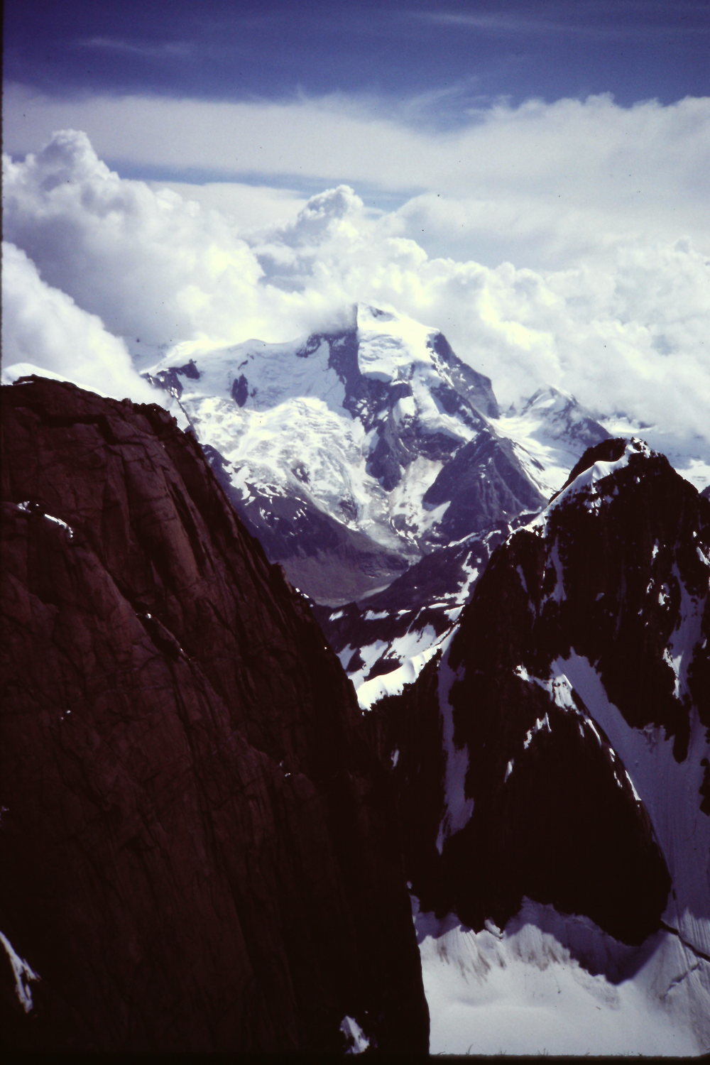 [Photo 8] Looking back at Turret Mtn, Mt Sir Sandford, and part of Mt ...