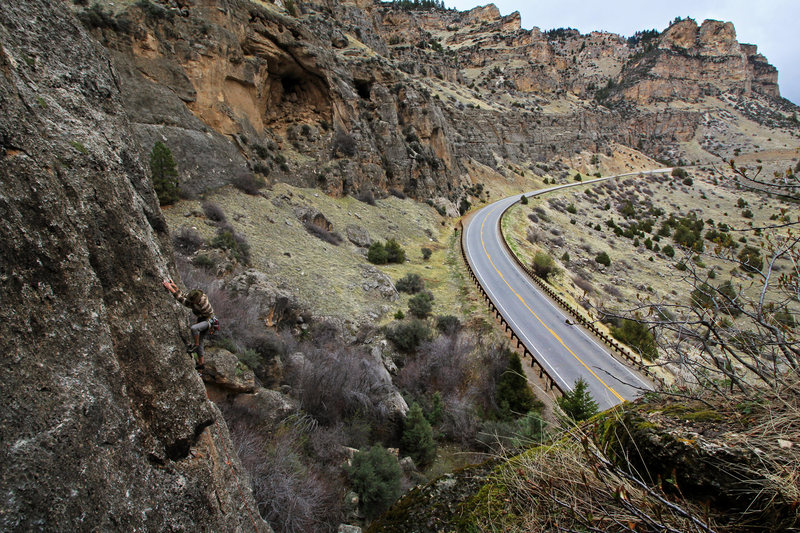 Rock Climb Home Alone, Ten Sleep Canyon