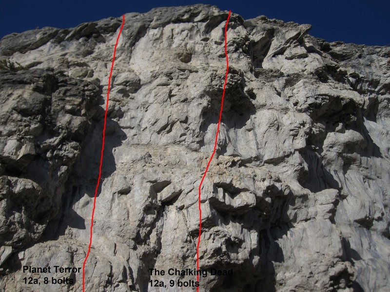 Rock Climbing in The Apocalypse Cave, Bow Valley