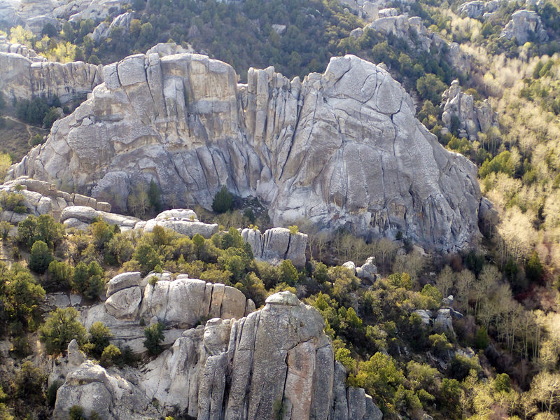 Flaming Rock as seen from Lookout Rock.