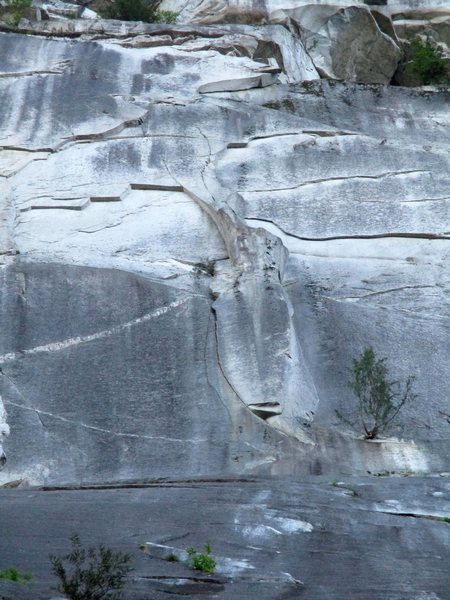 Split Pillar, Sword, and Perry's Layback as seen from the base of The ...