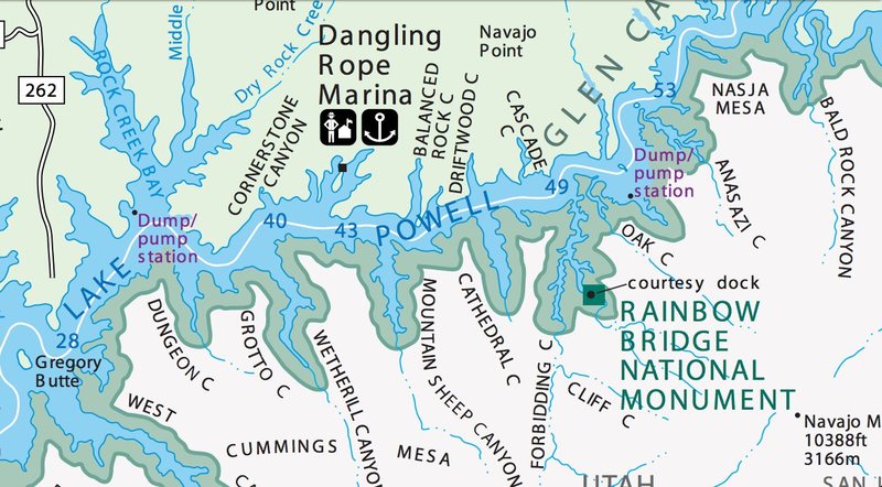 Rock Climbing in Dangling Rope Area, South Central Utah