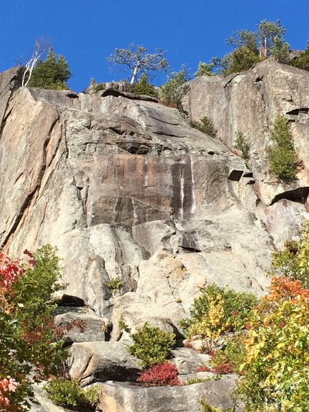 Rock Climbing in Wayback Cliff, Adirondacks