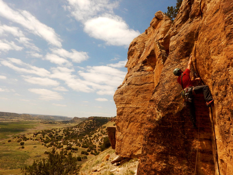Rock Climb Limon Layback, Vogel Canyon