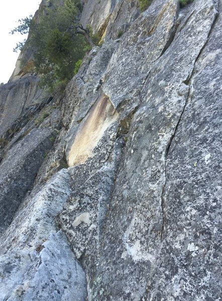 Rock Climb Overhang Bypass, Yosemite National Park
