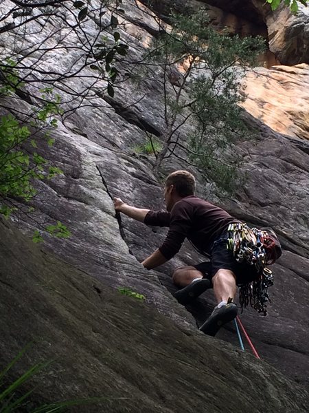 Aaron jamming on Ritz Cracker