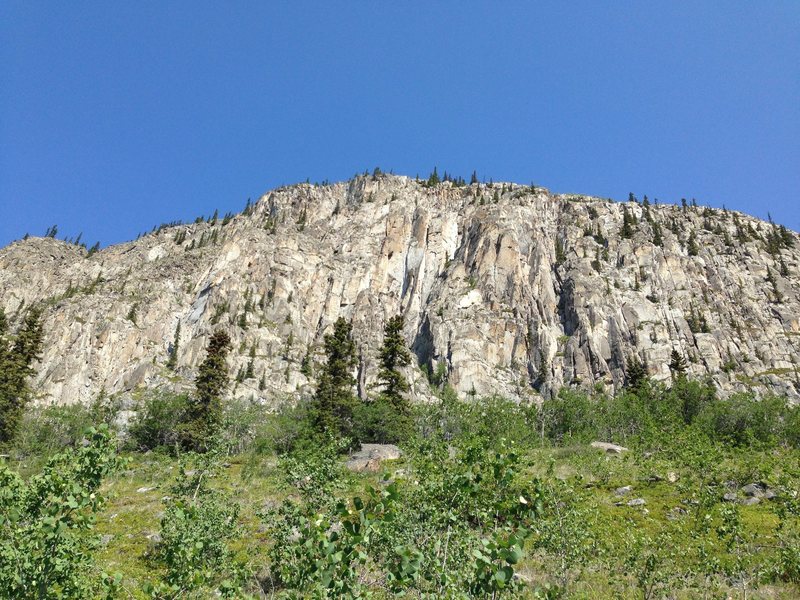 Rock Climbing in Chunder Canyon, Yukon Territory