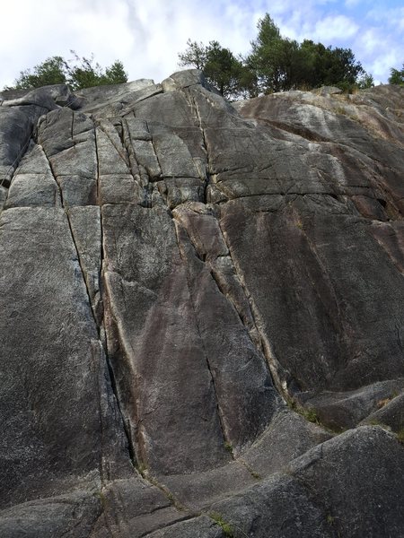 Rock Climbing in Krack Rock, British Columbia