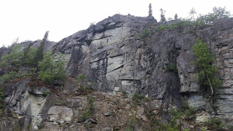 Rock Climb Route 1 Lower Wall, Anchorage & South Central Alaska