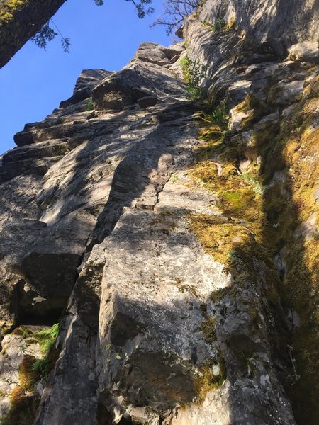 Rock Climbing in Wolf Point, Mt. Hood National Forest