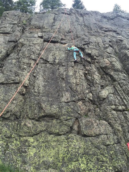Rock Climb Ring Piton Route, Leadville
