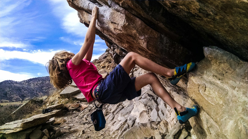 Bouldering in The Lobby, Morrison/Evergreen/Littleton