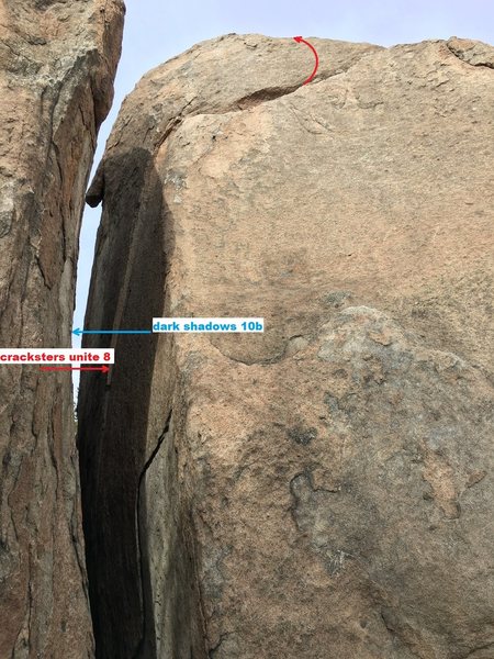 Rock Climbing in Split Pinnacle, Southwest Region