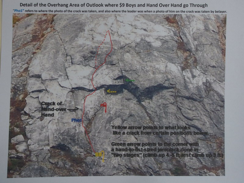 Detail Photo of Overhang Area