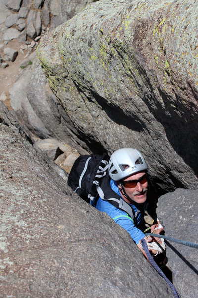 getting through the chock stone