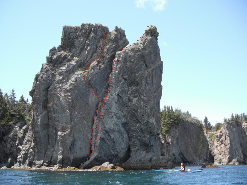 Climbing in Trinity, Newfoundland and Labrador