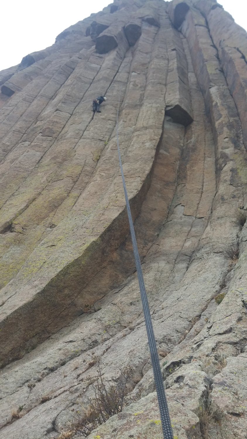 Bill Lugg finished with the stemming crux moving through the flared ...