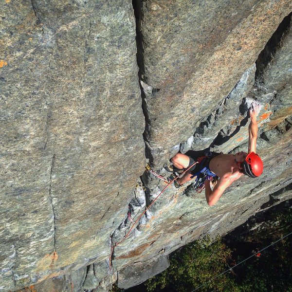 Rock Climb On The Loose, Adirondacks