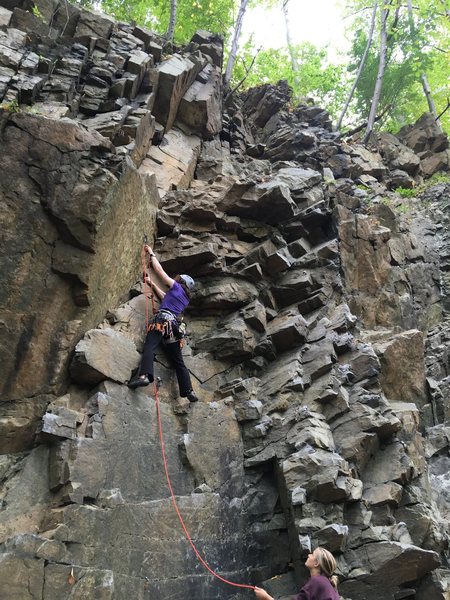 Rock Climb Got Choss, Birdsboro Quarry