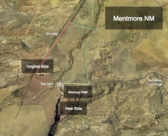 Aerial view of the Mentmore area