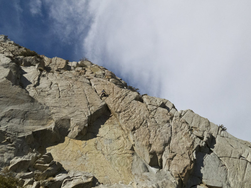Rock Climbing in Pyramid Wall, Sierra Eastside